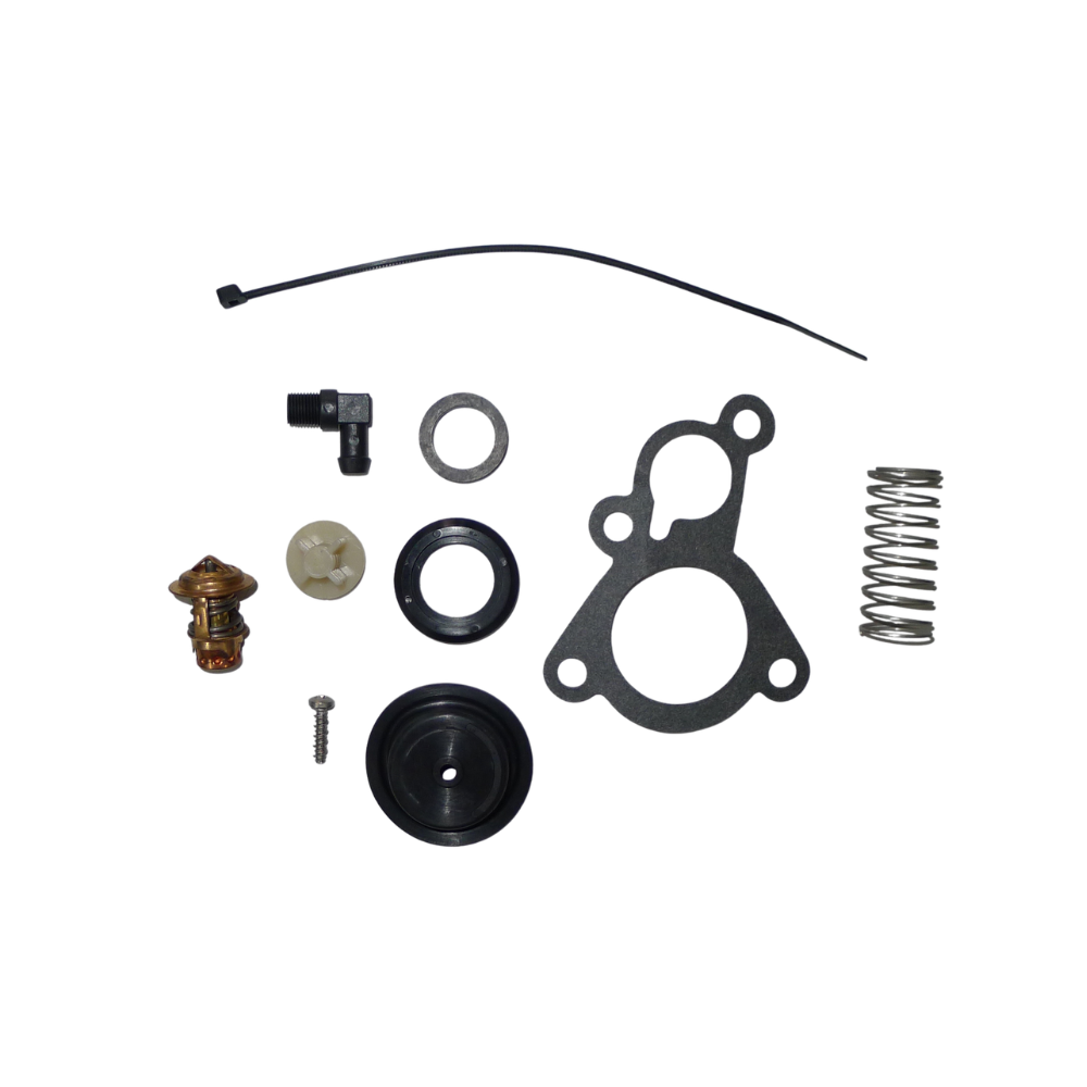 Mercury Mercruiser Thermostat + Poppet Valve Kit 50-60hp - Outboard ...